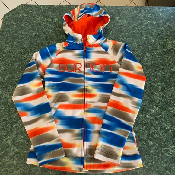Burton | Tops | Burton Dryride Thermex Tie Dye Hoodie Full Zip | Poshmark